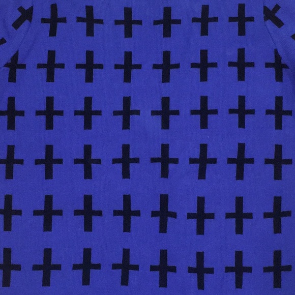 Forever 21 | Sweaters | Cross Sweater Very Soft Like New Blue And Black ...